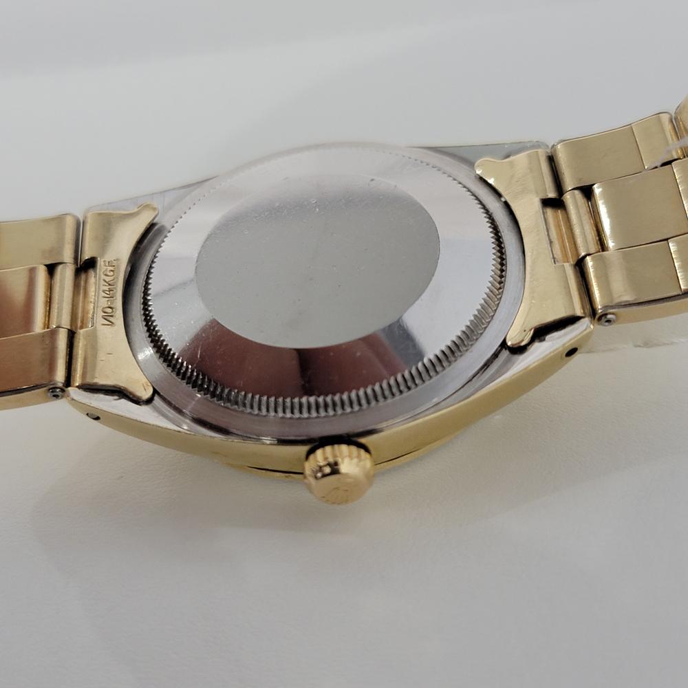 Mens Rolex Oyster Ref 1024 Gold-Capped Automatic 1960s w Box Paper ...