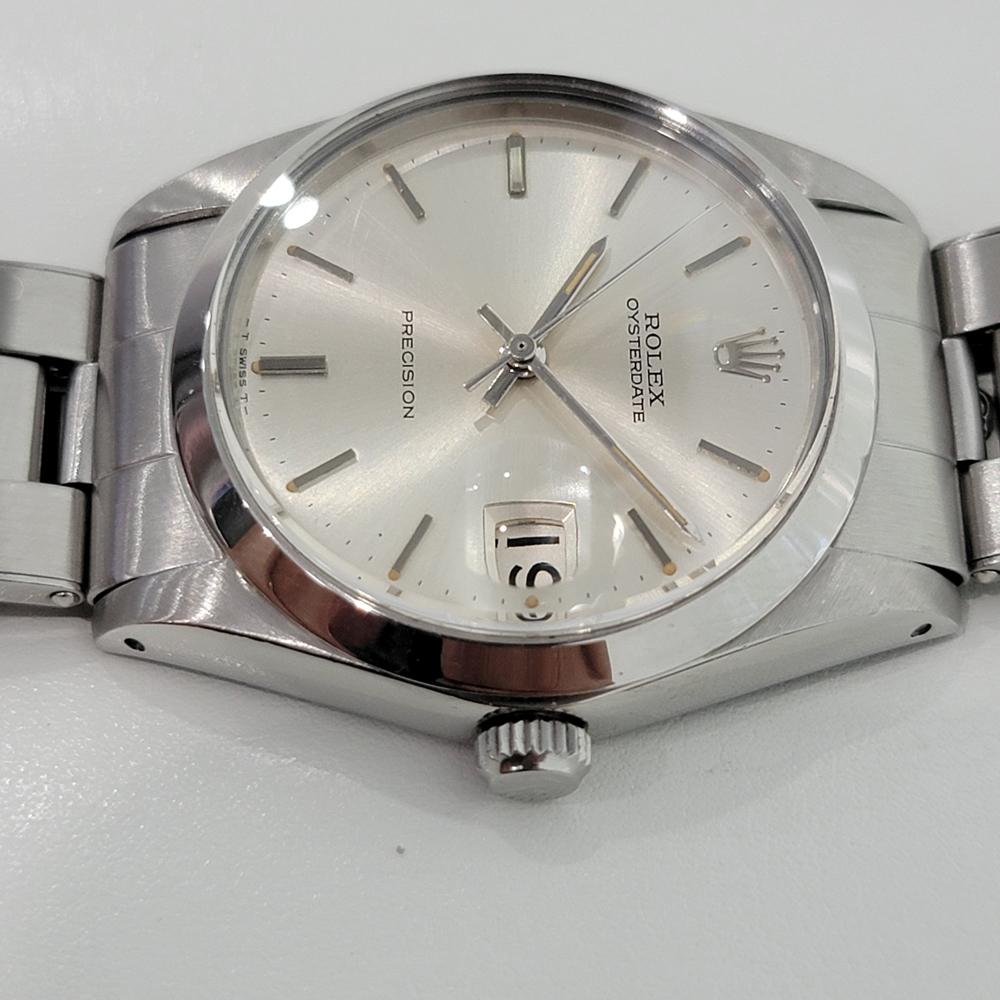 Mens Rolex Oysterdate Precision Ref 6694 Hand Wind 1960s Vintage RA288 ...