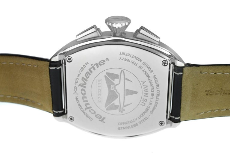 Men's Technomarine US Navy Nautilus NAUT02 Steel Quartz Watch For Sale ...