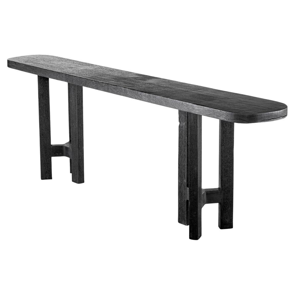 Belgian Custom Console Table in 19th Century Chestnut Wood For Sale at ...