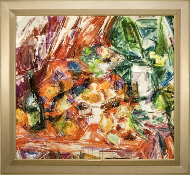 Mercedes Matter - "Still Life in Orange and Green" at 1stDibs