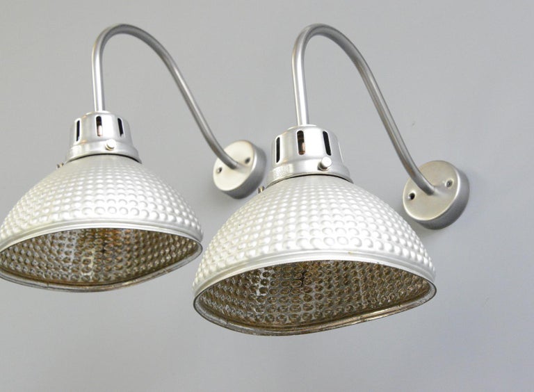 Mercury Glass Wall Lights by Morco, Circa 1920s For Sale at 1stDibs