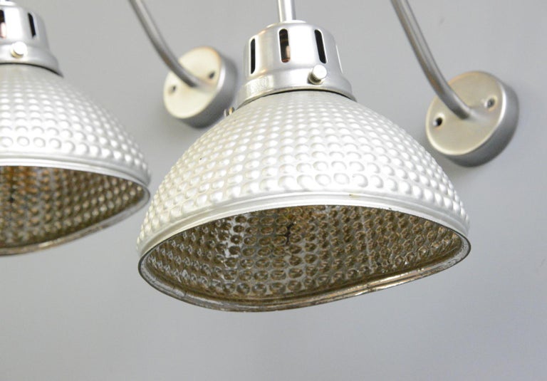 Mercury Glass Wall Lights by Morco, Circa 1920s For Sale at 1stDibs
