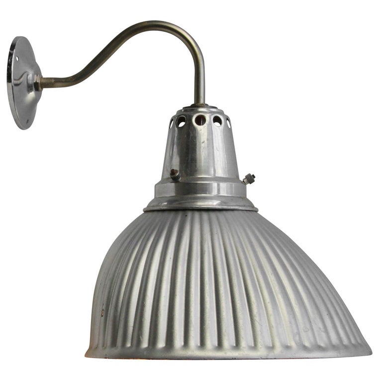 Mercury Mirror Glass Vintage Industrial Metal Wall Scone Lamp by GAL ...