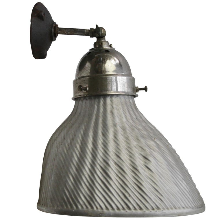 Mercury Mirror Glass Vintage Industrial Metal Wall Scone Lamp by ...