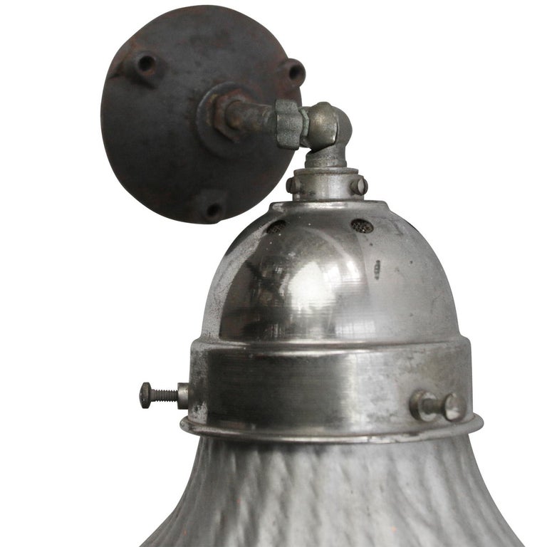Mercury Mirror Glass Vintage Industrial Metal Wall Scone Lamp by ...