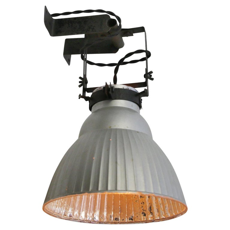 Mercury Mirror Glass Vintage Industrial Scone Wall Lamp by MegaRay For ...