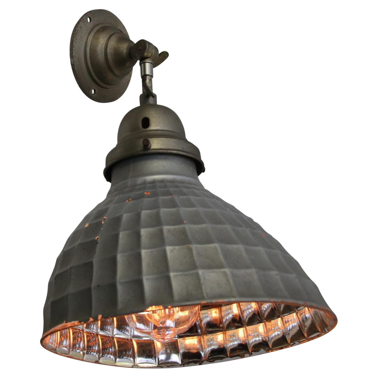 Mirrored Offset Mercury Glass Sconces at 1stDibs