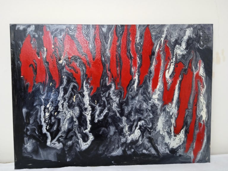 Mercy akowe - Red mountains For Sale at 1stDibs