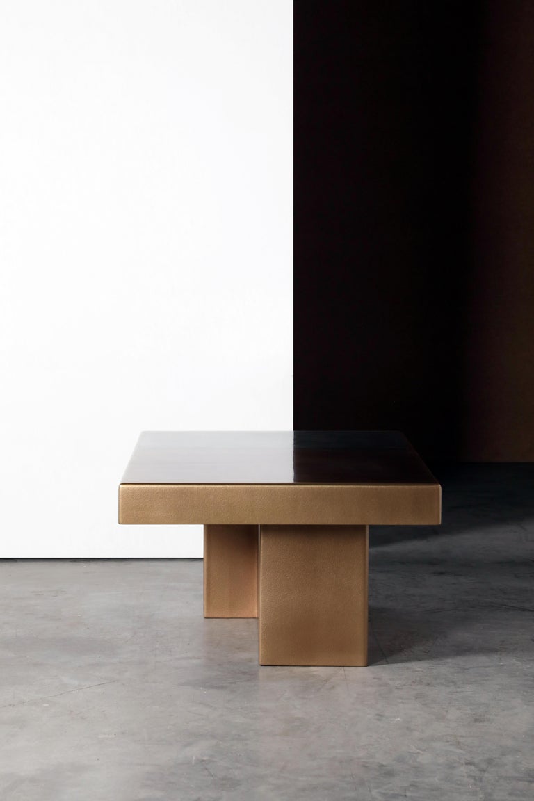 Marcin Rusak, Merging Metals Coffee Table 100-1, Bronze/Zinc Finish For ...