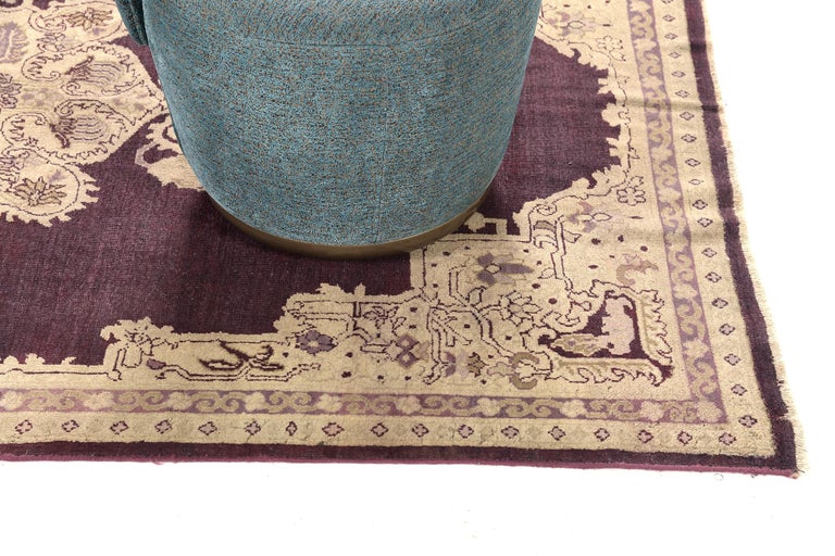 Merhaban Antique Indo Agra Rug For Sale at 1stDibs