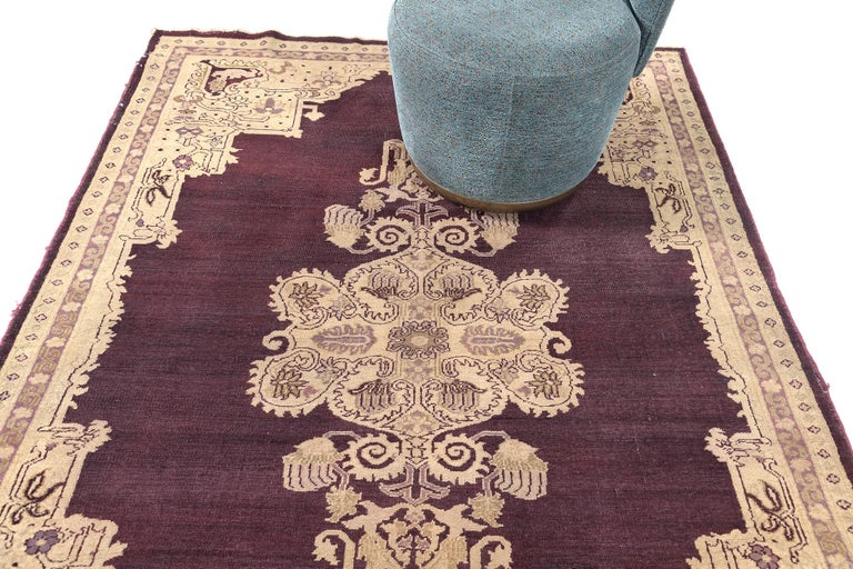 Merhaban Antique Indo Agra Rug For Sale at 1stDibs