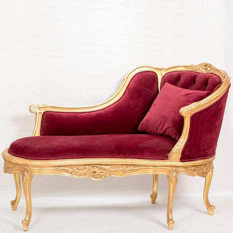 Meridenne Chaise Lounge, 20th Century For Sale at 1stDibs