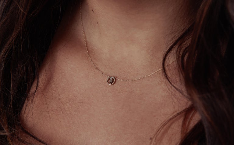 Meridian Diamond Baguette Necklace For Sale at 1stDibs