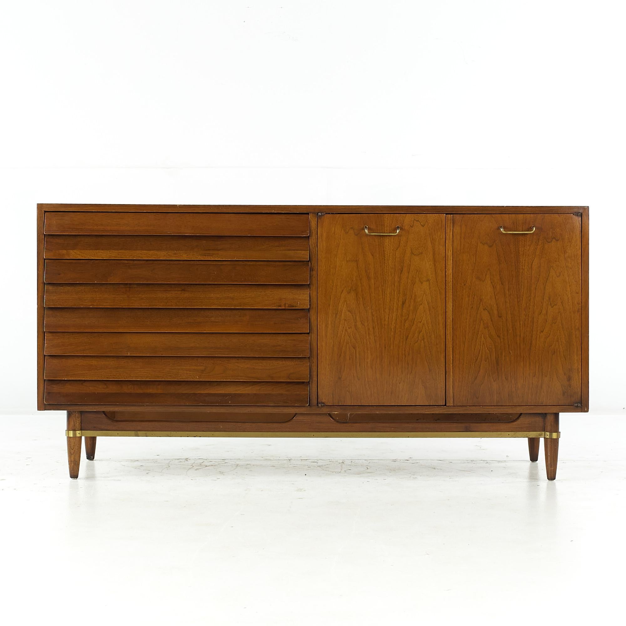 Merton Gershun for American of Martinsville Mid Century Walnut and ...