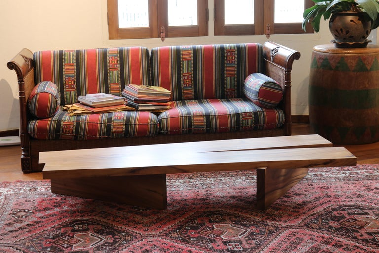 Mesa, Natural Acacia Wood Low Table For Sale at 1stDibs