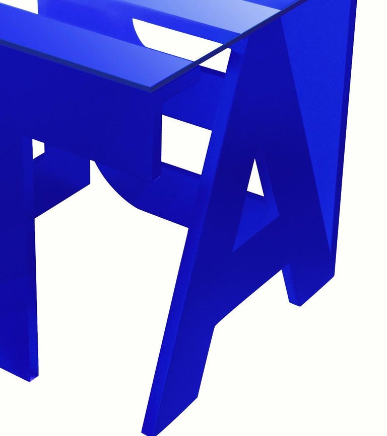 Blue "Table" Table by Roberta Rampazzo For Sale at 1stDibs