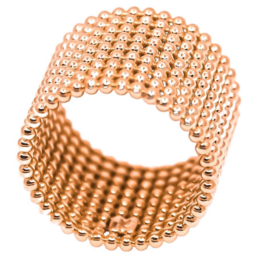 Antique Gold Mesh Band Ring at 1stDibs