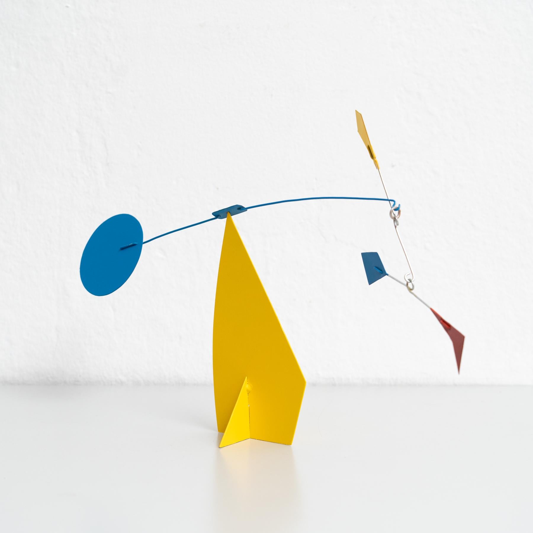Mesmerizing Kinetics: Iron Sculpture - Painted Motion and Color For ...