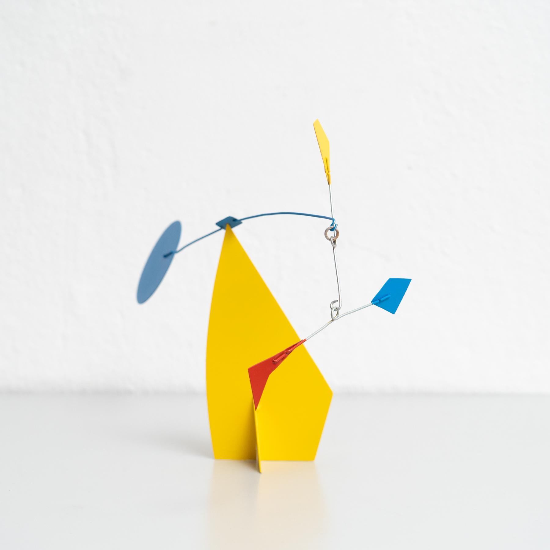 Mesmerizing Kinetics: Iron Sculpture - Painted Motion and Color For ...