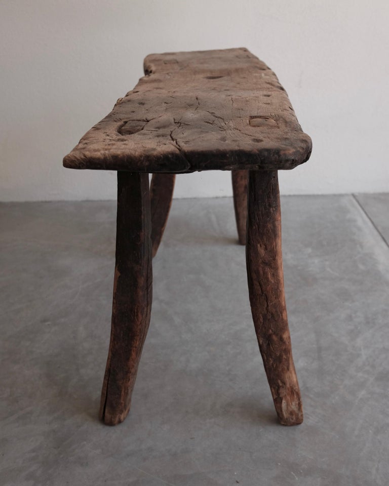 Mesquite Bench from Mexico at 1stdibs