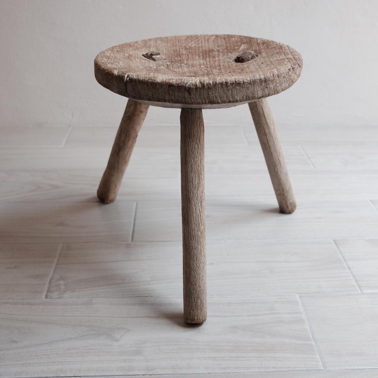 Mesquite Stool from Mexico, 1960s at 1stDibs