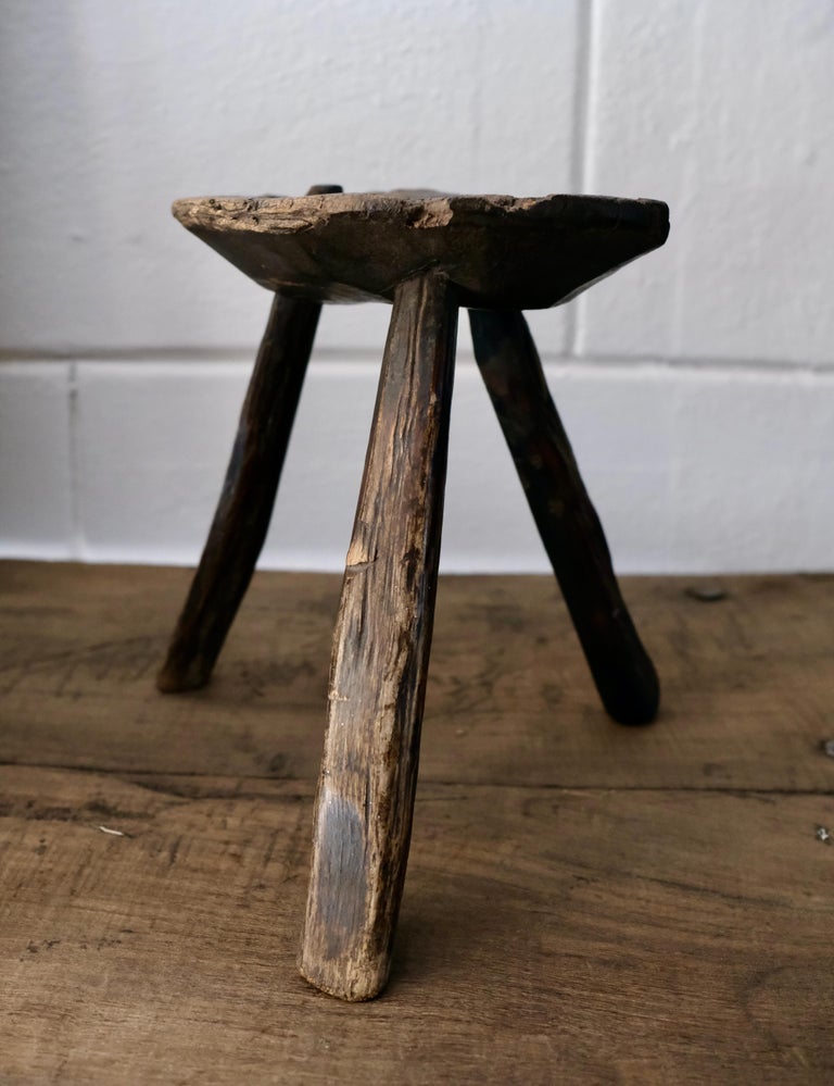 Mesquite Stool from Mexico, Circa 1920's at 1stDibs