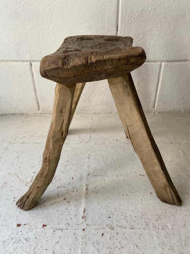 Mesquite Stool from Mexico, circa 1930s at 1stDibs