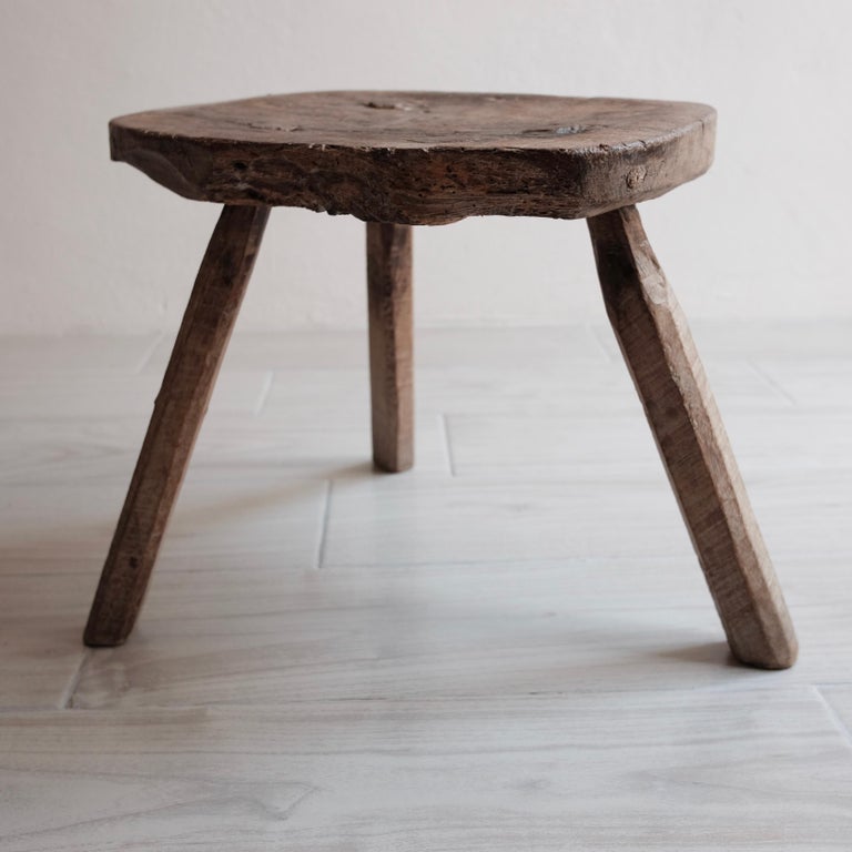 Mesquite Stool from Mexico, circa 1970s at 1stDibs