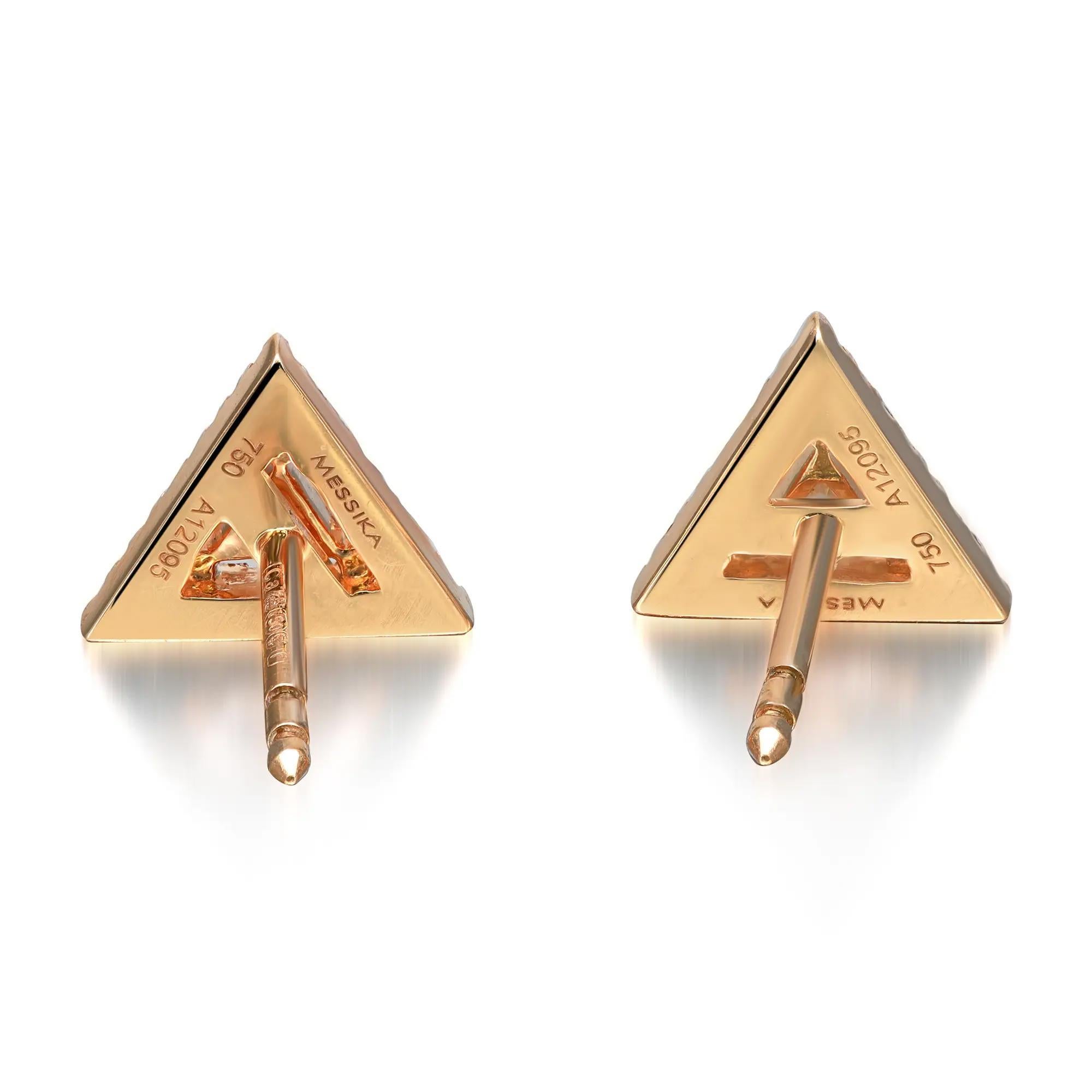 Messika 0.27Cttw Thea Diamond Stud Earrings 18K Rose Gold For Sale at ...