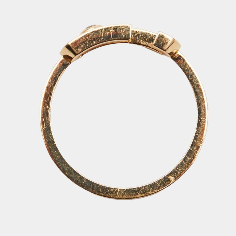 Messika by Gigi Hadid Move Addiction Diamond 18k Rose Gold Ring Size 55 ...