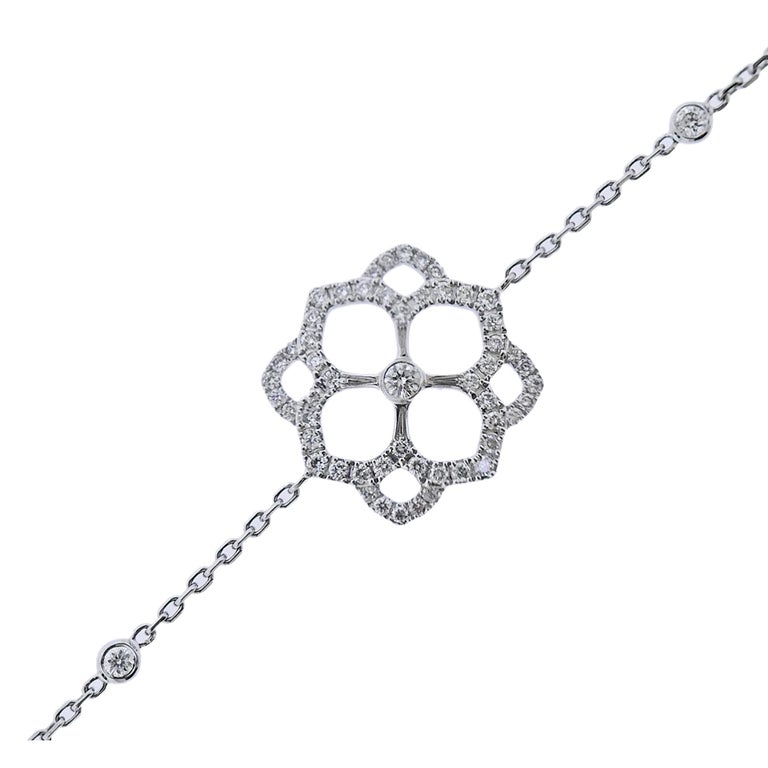 Messika Eden Gold Diamond Chain Bracelet For Sale at 1stDibs