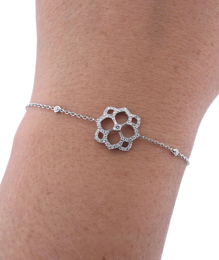 Messika Eden Gold Diamond Chain Bracelet For Sale at 1stDibs