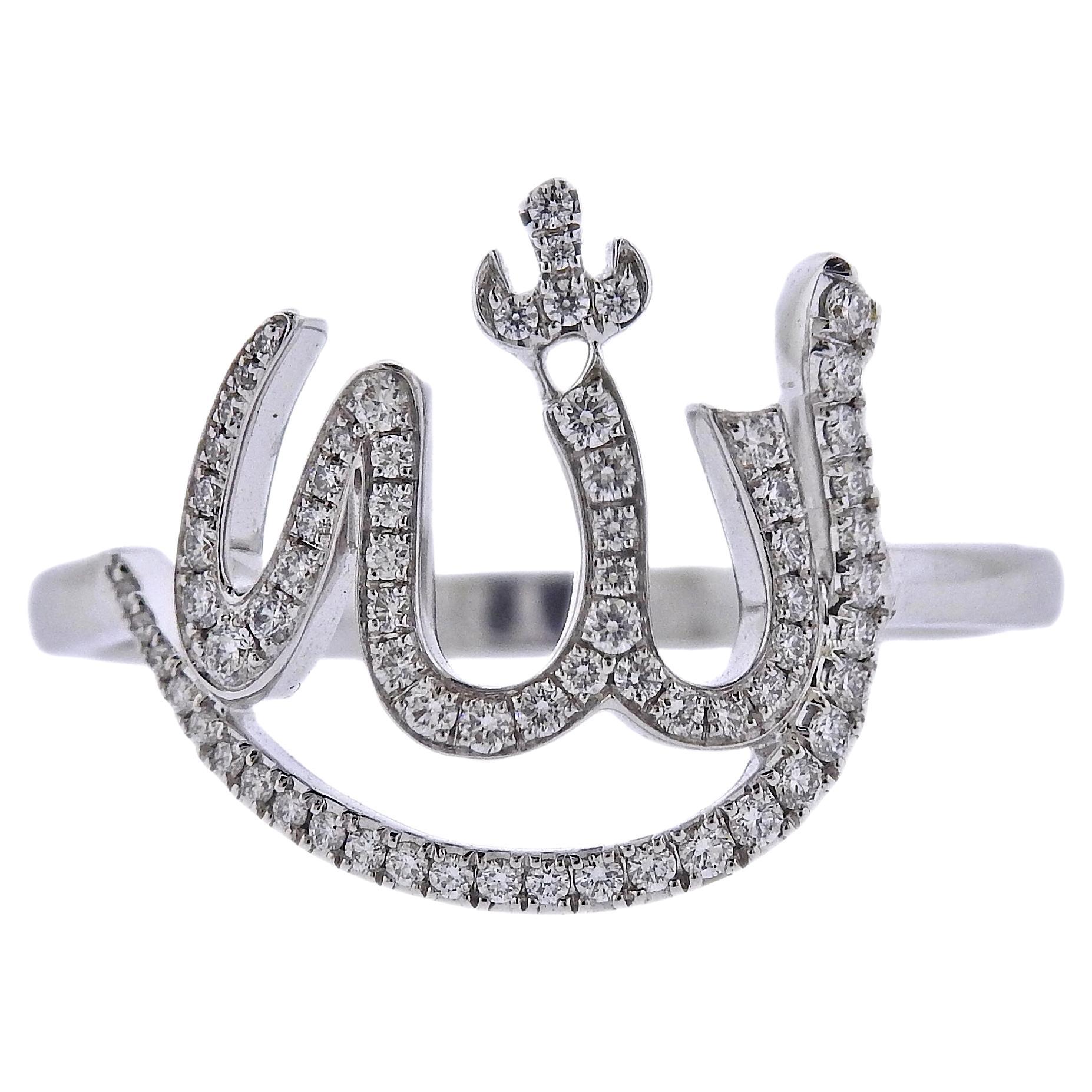 Messika Thea White Gold Diamond Ring For Sale at 1stDibs