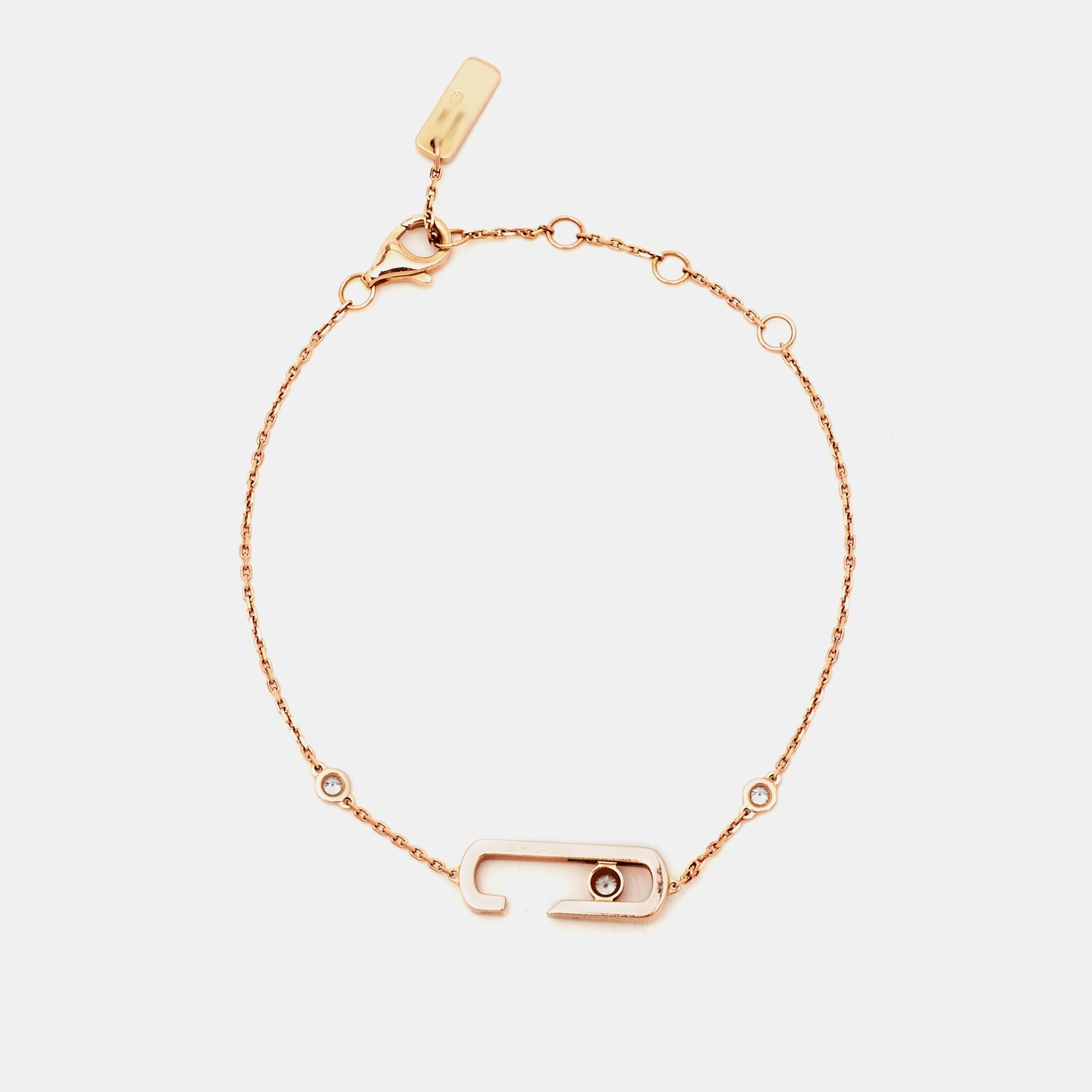 Messika Move Addiction by Gigi Hadid Diamond 18k Rose Gold Bracelet at ...