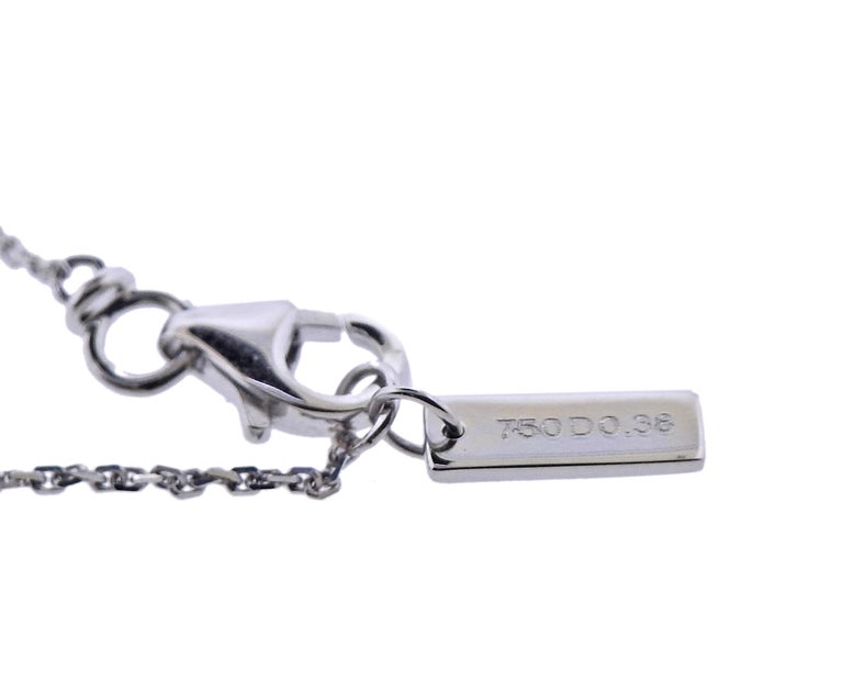 Messika Sultane Diamond White Gold Pendant Necklace For Sale at 1stDibs