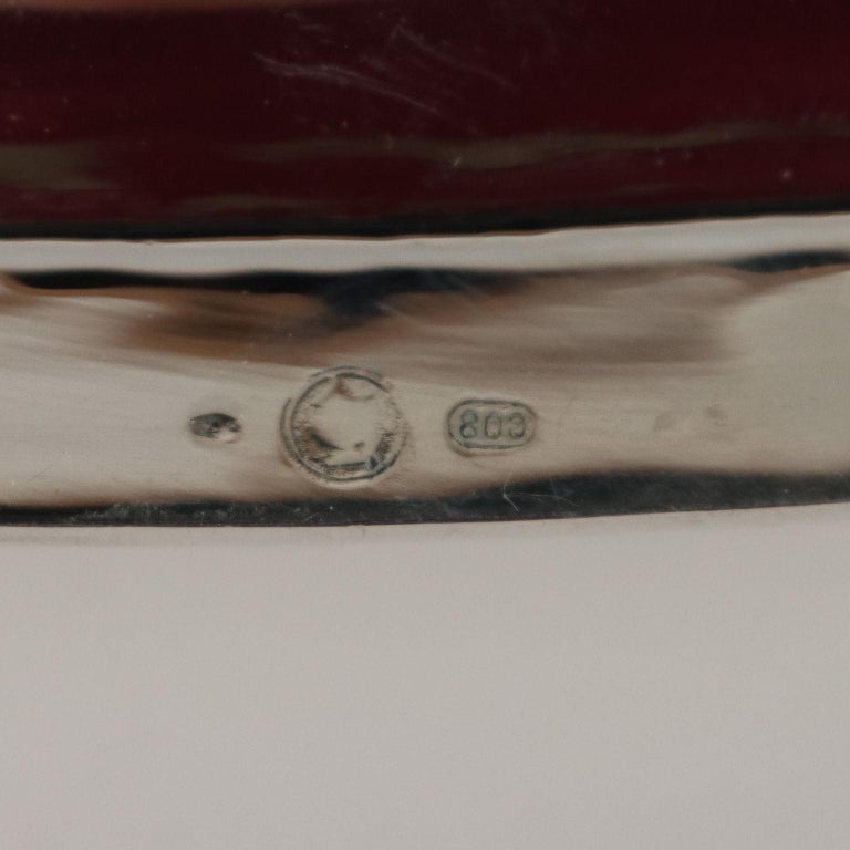 Messulam Man, Tray Silver Italy, 20th Century For Sale at 1stDibs