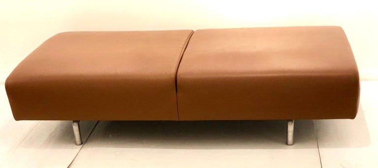 Met Divano Ottoman/ Low Bench by Piero Lissoni for Cassina at 1stDibs