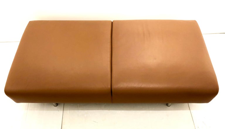 Met Divano Ottoman/ Low Bench by Piero Lissoni for Cassina at 1stDibs