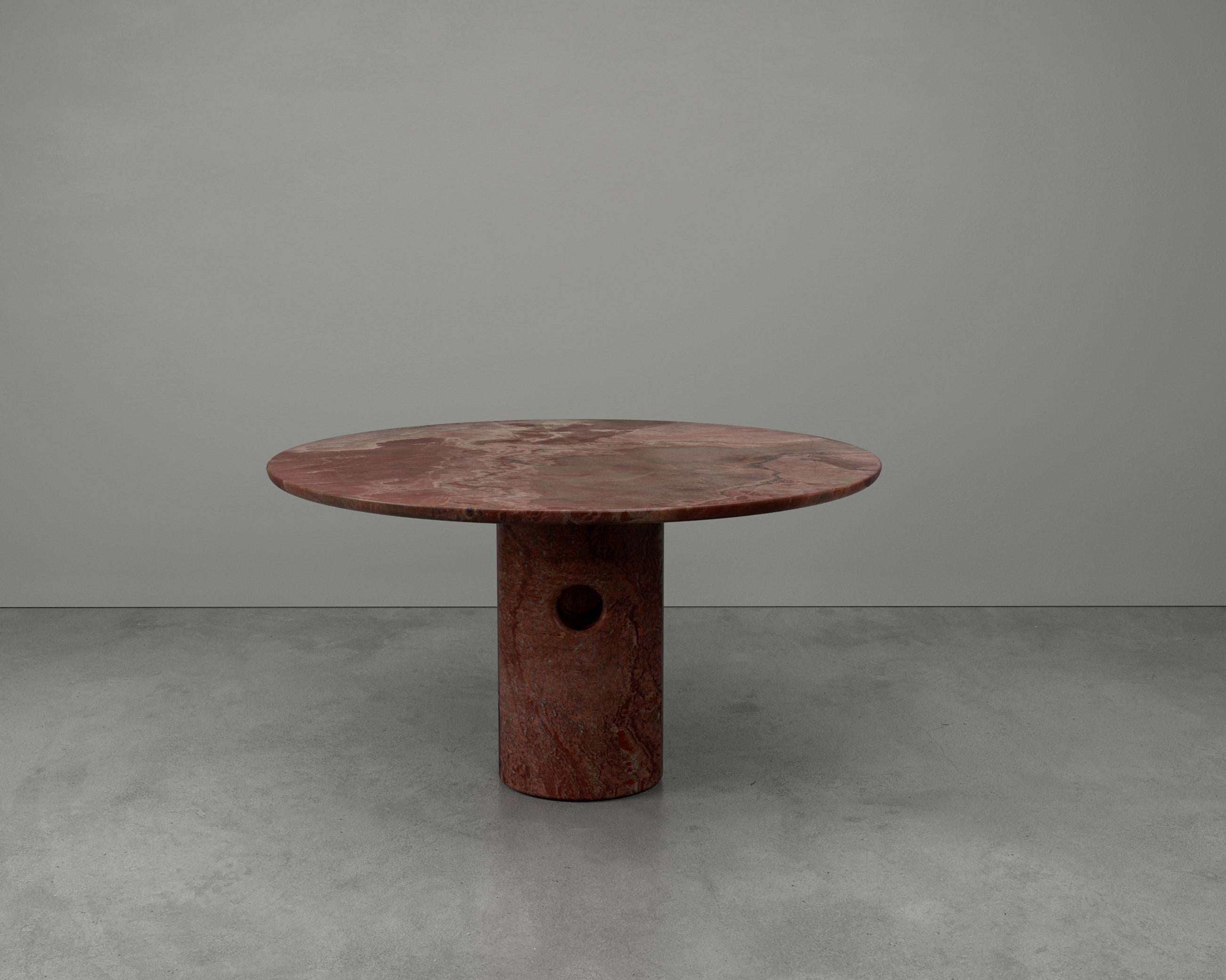 Mesa de Comedor Meta Mármol - Ónice Rojo - Phillip Jividen en venta en ...