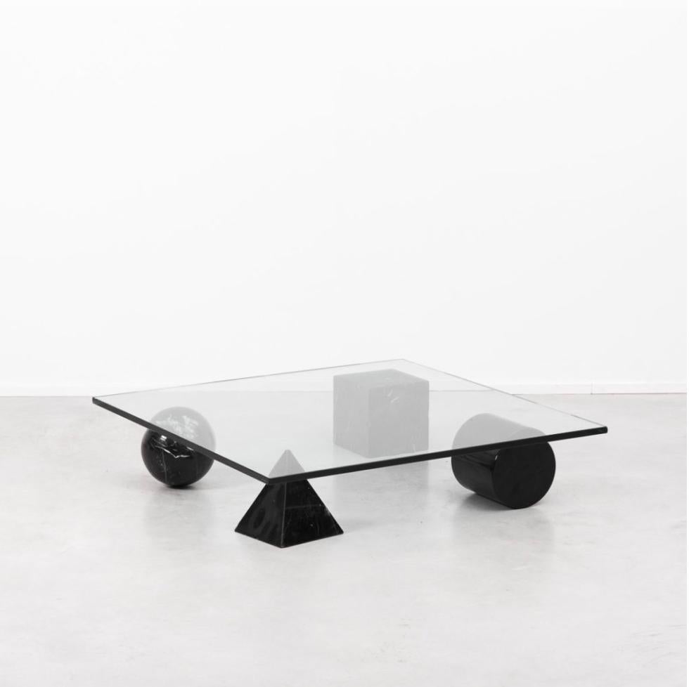 Massimo and Lella Vignelli 'Metafora' coffee table for Casigliani ...