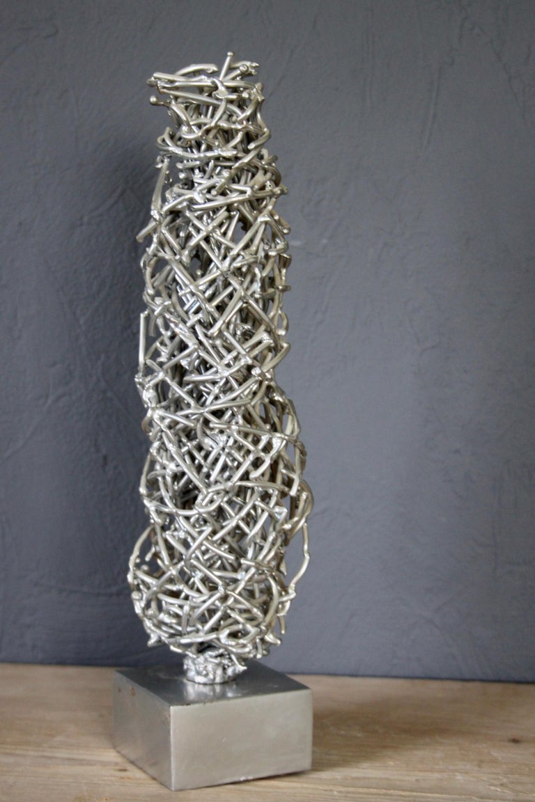 Metal Abstract Sculpture For Sale at 1stDibs