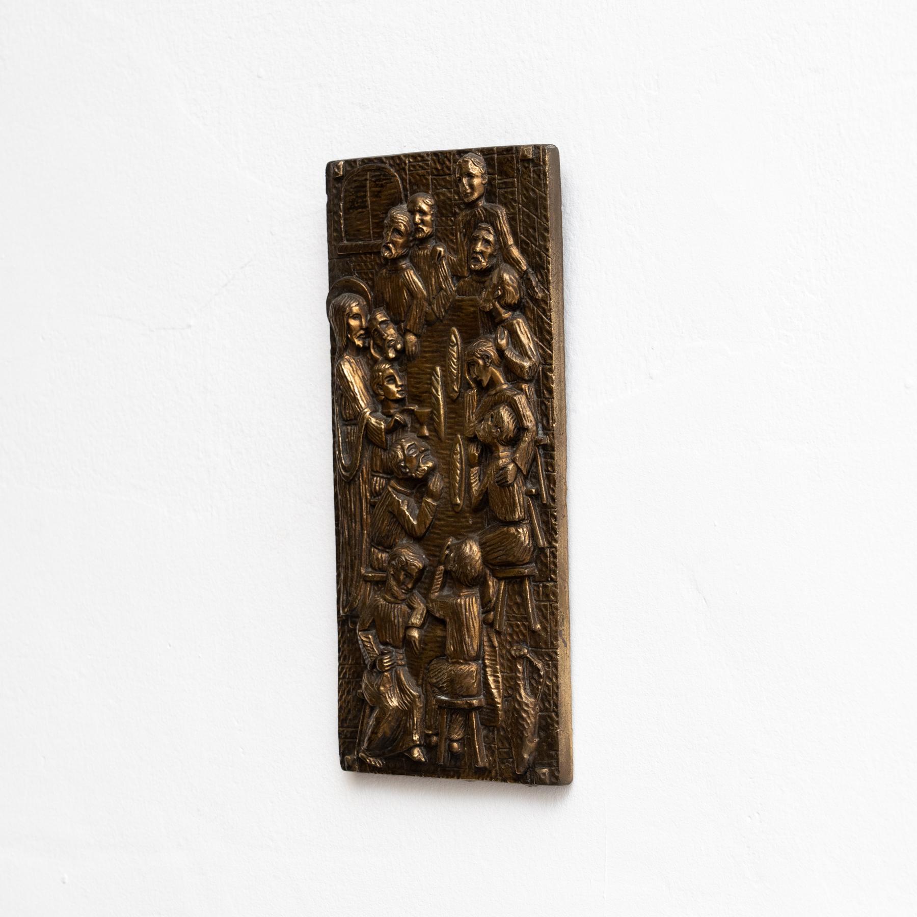 Metal Altarpiece Artwork, circa 1960 For Sale at 1stDibs