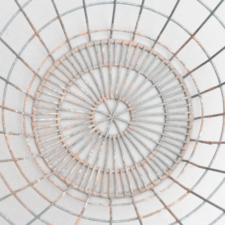 Metal Basket, circa 1970 For Sale at 1stDibs