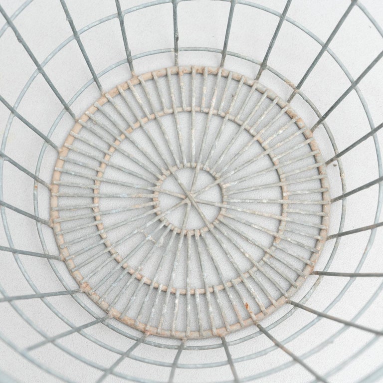 Metal Basket, circa 1970 For Sale at 1stDibs