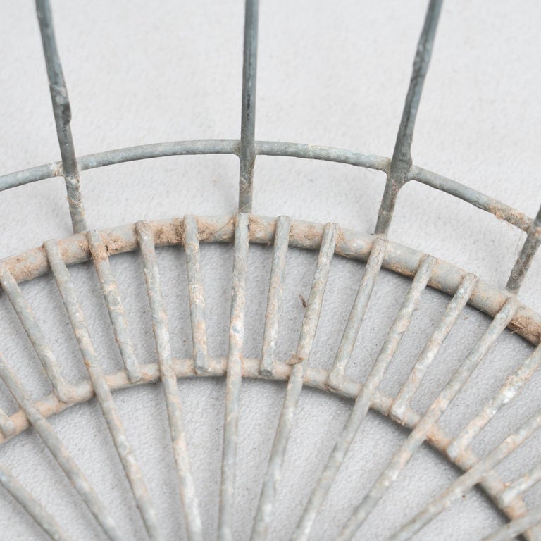 Metal Basket, circa 1970 For Sale at 1stDibs