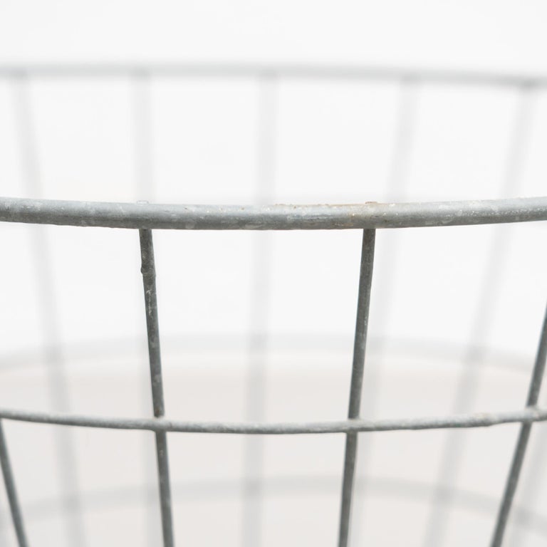 Metal Basket, circa 1970 For Sale at 1stDibs