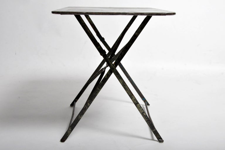 Metal Bistro Table at 1stDibs