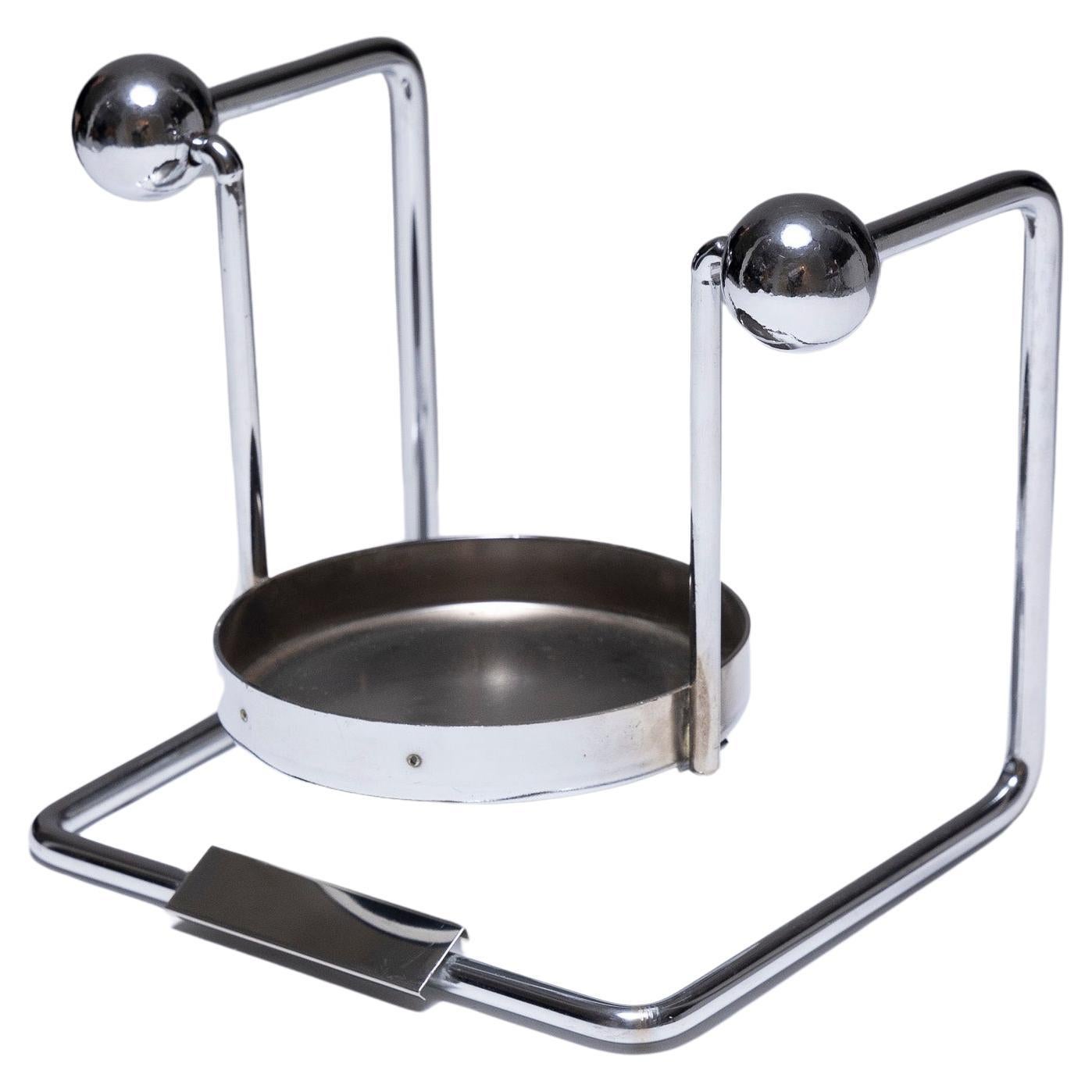 Modernist Barware Bottle Holder or Vase, Horn of Plenty Design, circa ...