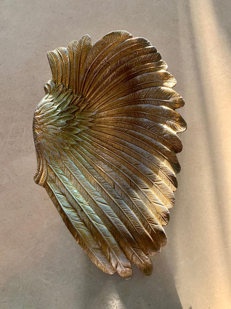 Metal Bowl or Decorative Wing For Sale at 1stDibs